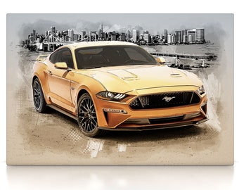 Ford Mustang Convertible Poster CUSTOMISABLE Choose Your - Etsy