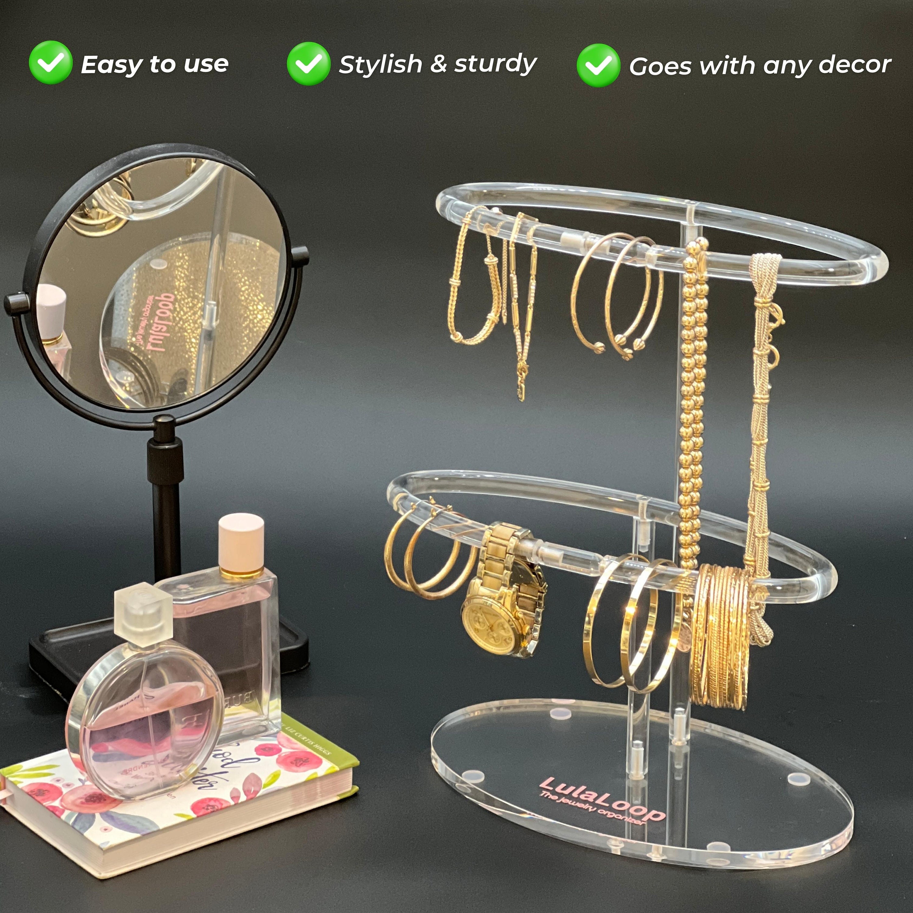 Premium Unique Jewelry Organizer, Stand, Tower for Bracelets, Bangles ...