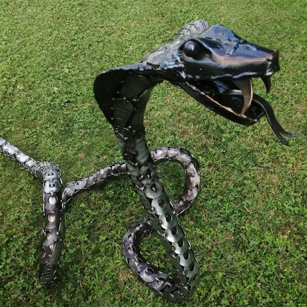 Recycled Snake Sculpture - Etsy