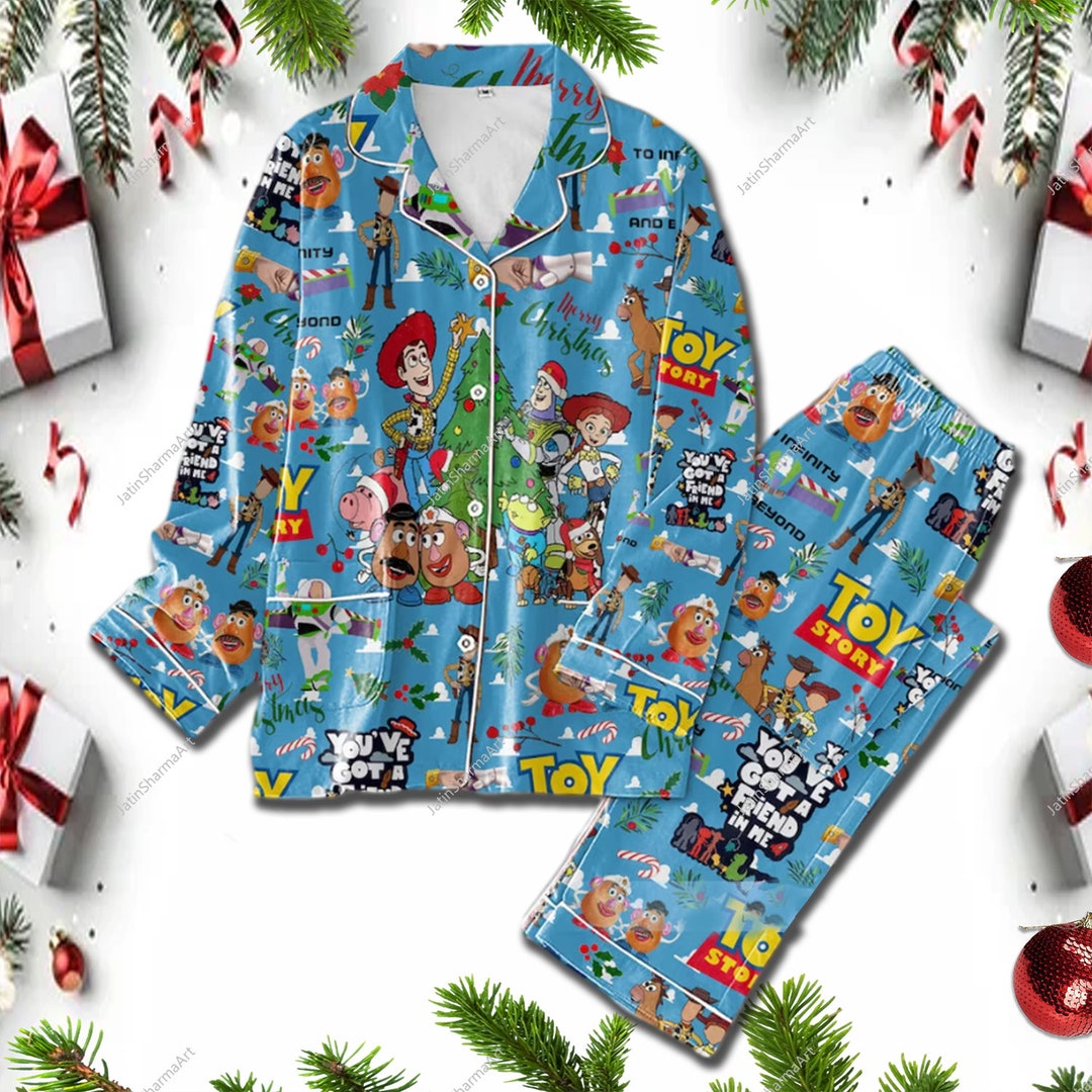 Toy Story Christmas Pajamas Set Toy Story Women Pajama Toy - Etsy UK