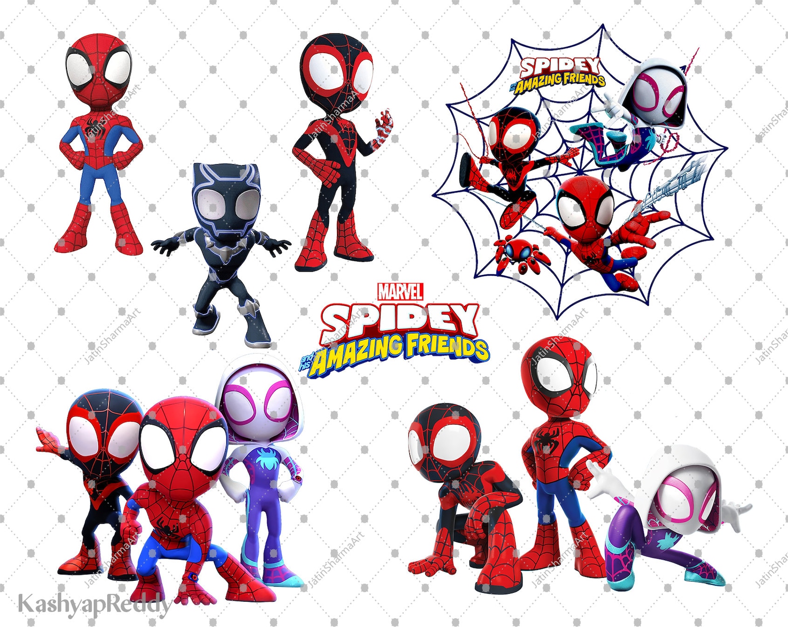 Spidey und seine erstaunlichen Freunde PNG Bundles Spidey - Etsy.de