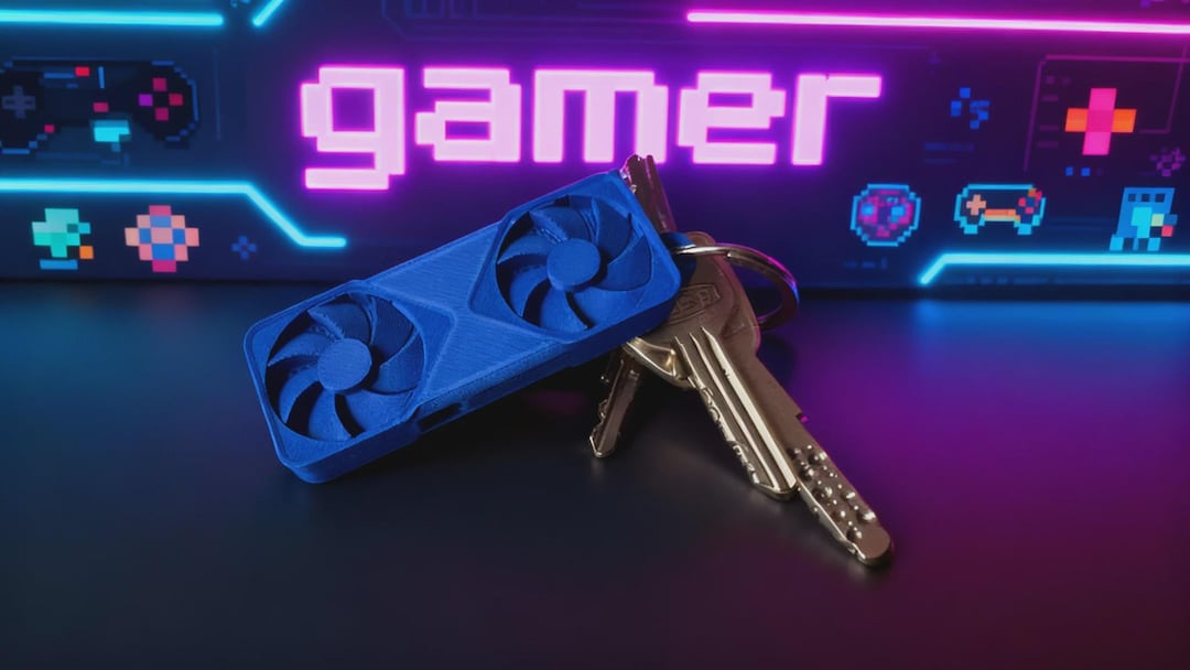 Nvidia RTX 5090/5080 Keychain, 3D Printed Carbon Fiber GPU Pendant - Etsy