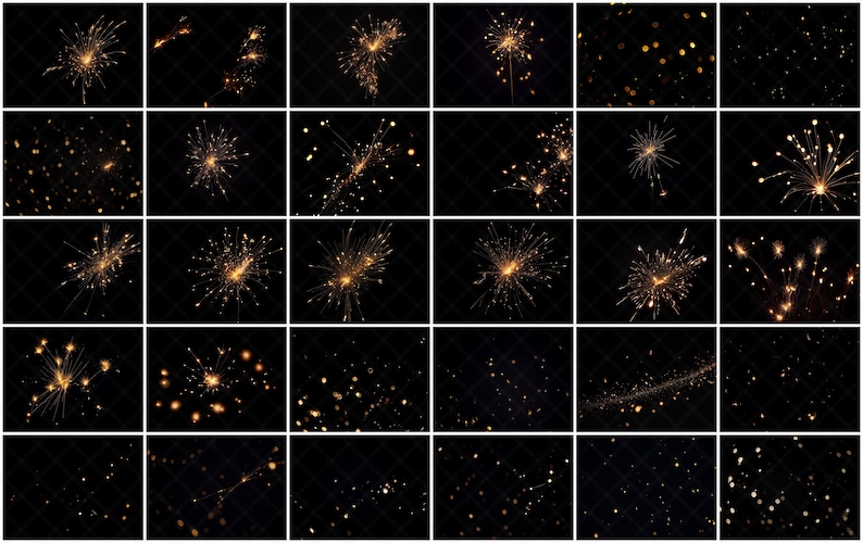 Sparkler Overlays for Photoshop, Bokeh Lights Overlay, Lightroom ...