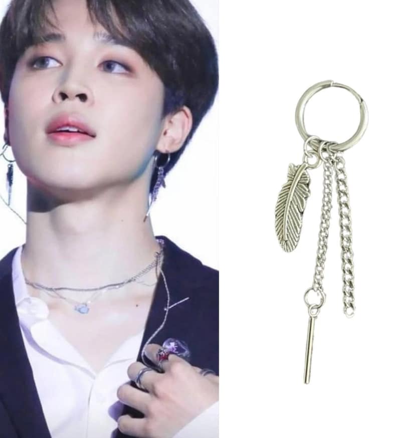The Pinnacle of BTS Fashion! Park Jimin's Earring Now Available for ...