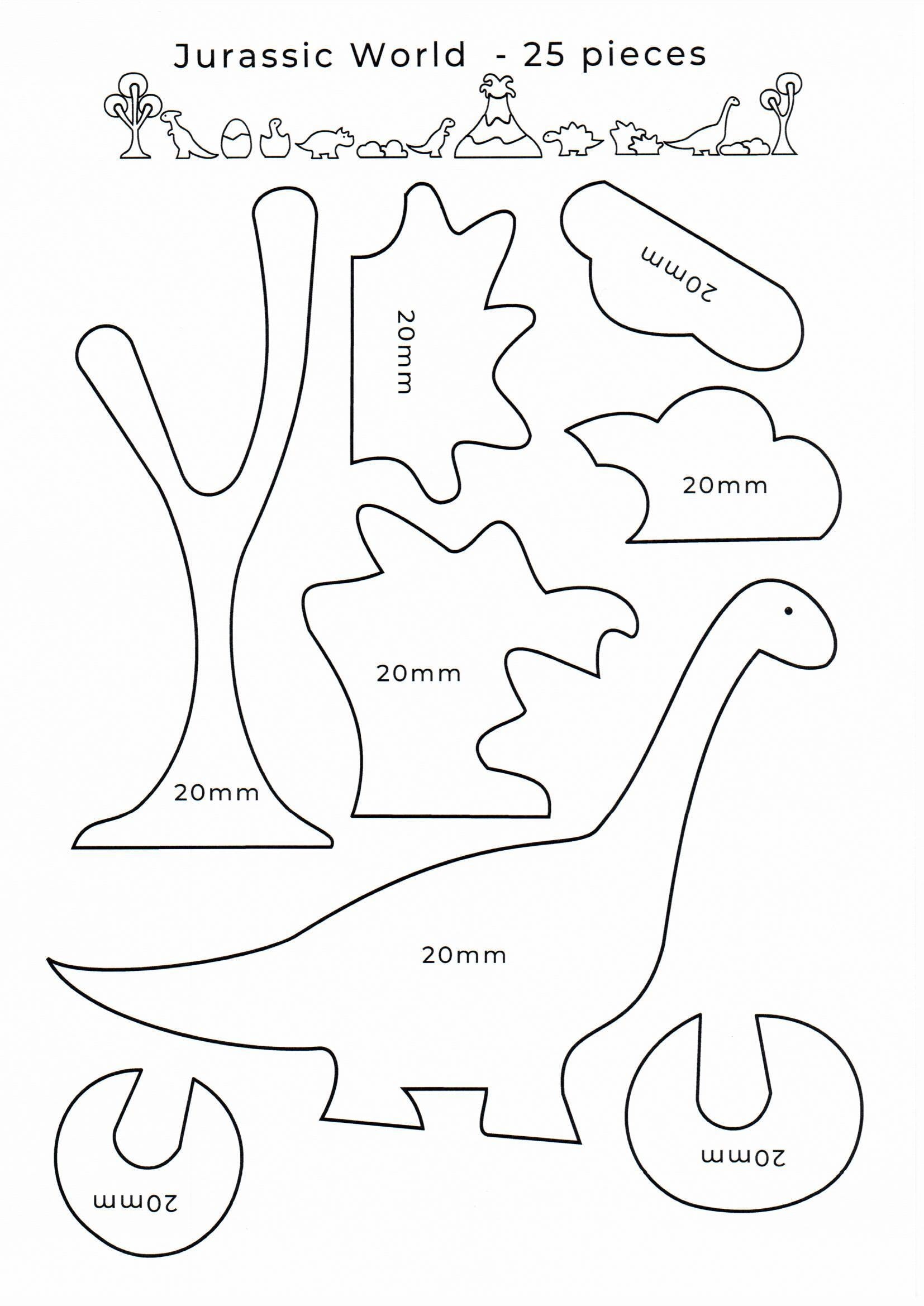Jurassic World Set Template - Etsy