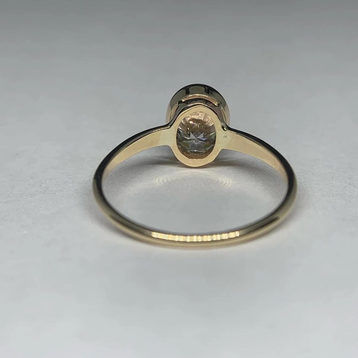 2.5 CT Oval Cut Simulated Engagement Ring Oval Solitaire - Etsy