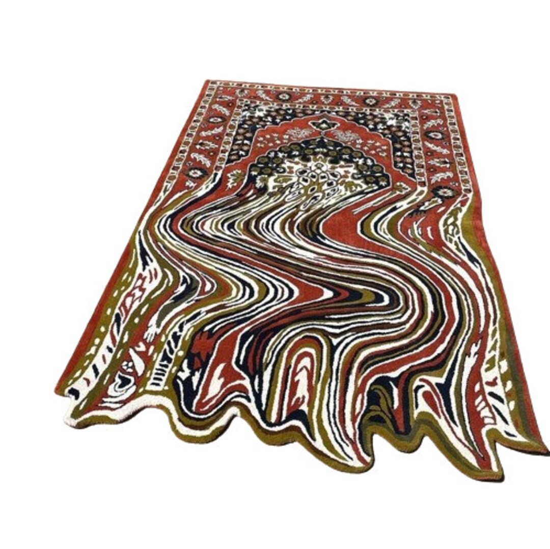 Persian Multi Color Hand Tufted Rug, for Drawing Room Bedroom Modern ...