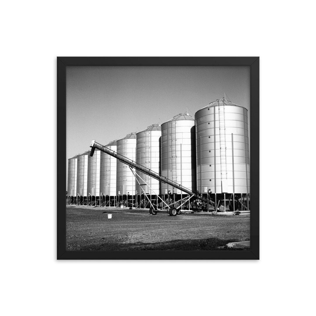 Grain Silo Print Eight 100 Tonne Silos Original Film - Etsy