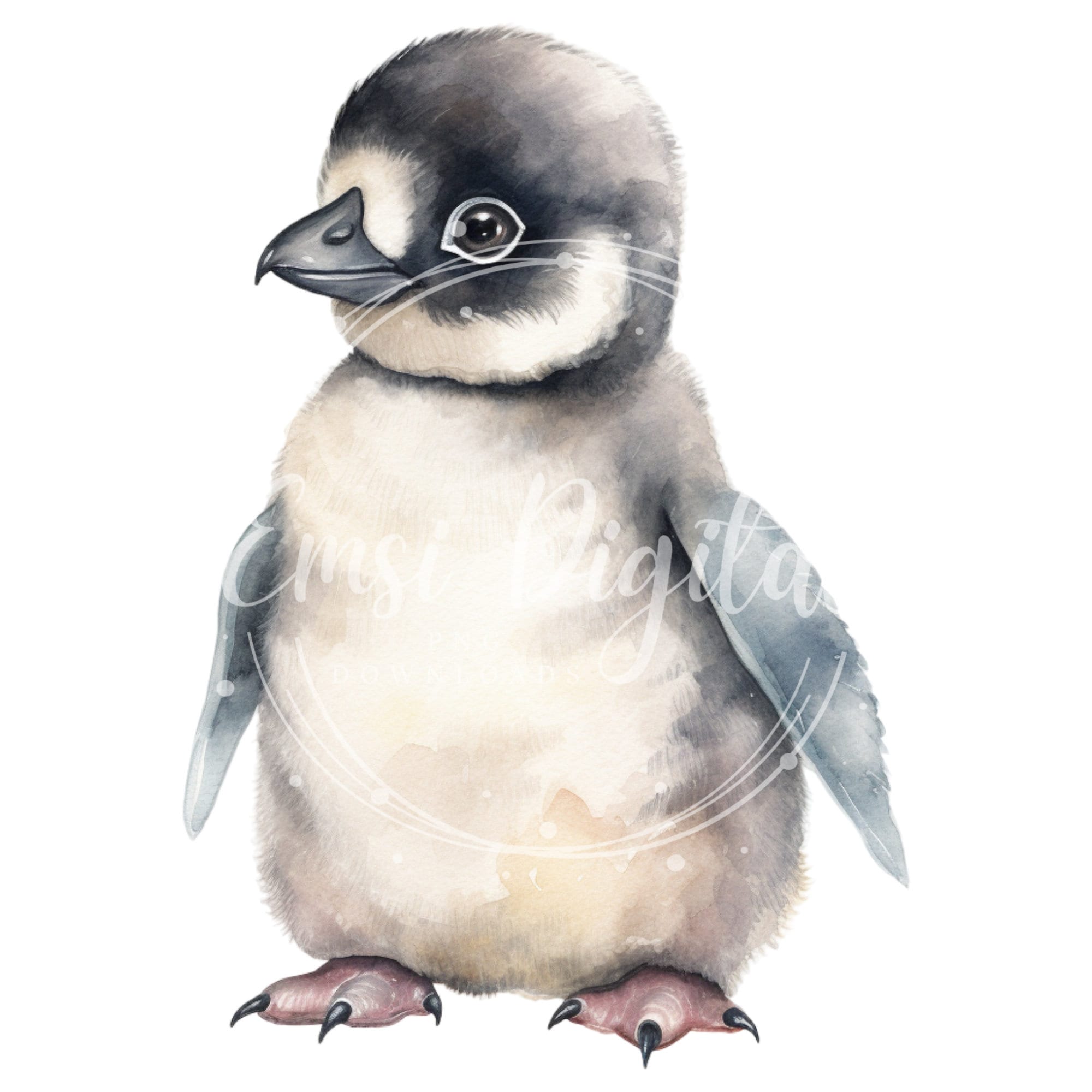 Baby Penguin Clipart High-quality Transparent PNG - Etsy