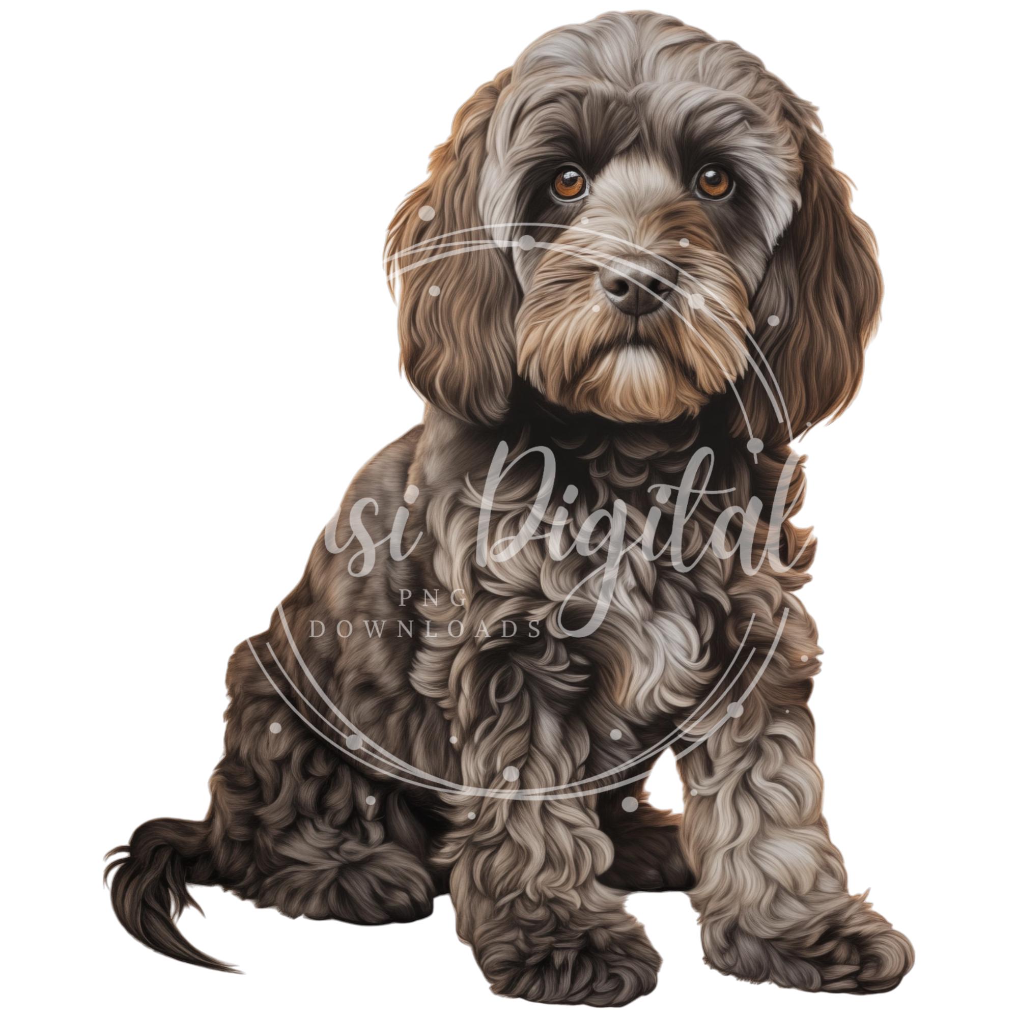 Cockapoo Clipart | High-quality Transparent PNG | Watercolor ...