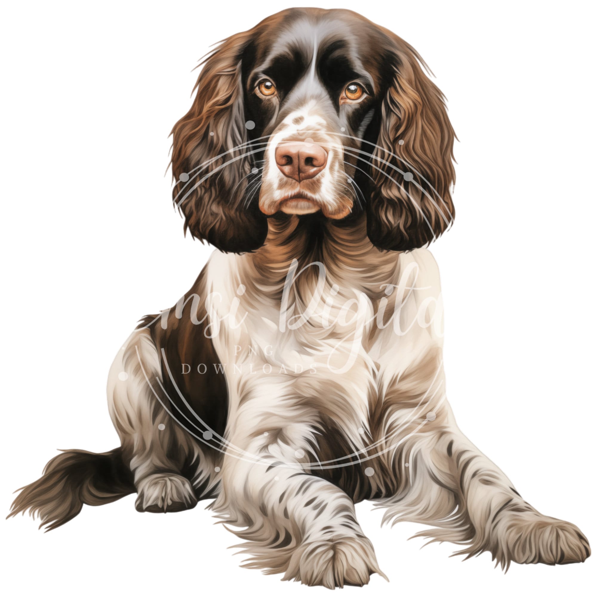 Springer Spaniel Clipart | High-quality Transparent PNG | Watercolor ...