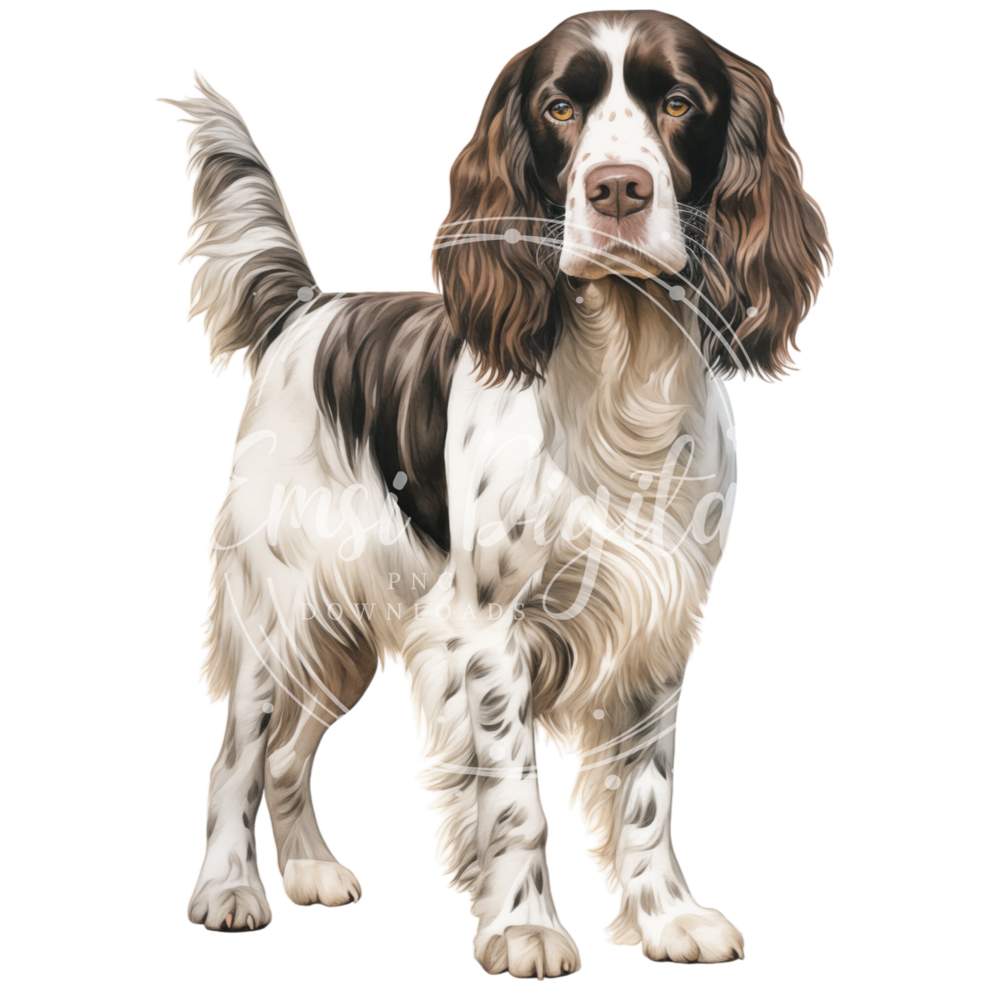 Springer Spaniel Clipart | High-quality Transparent PNG | Watercolor ...