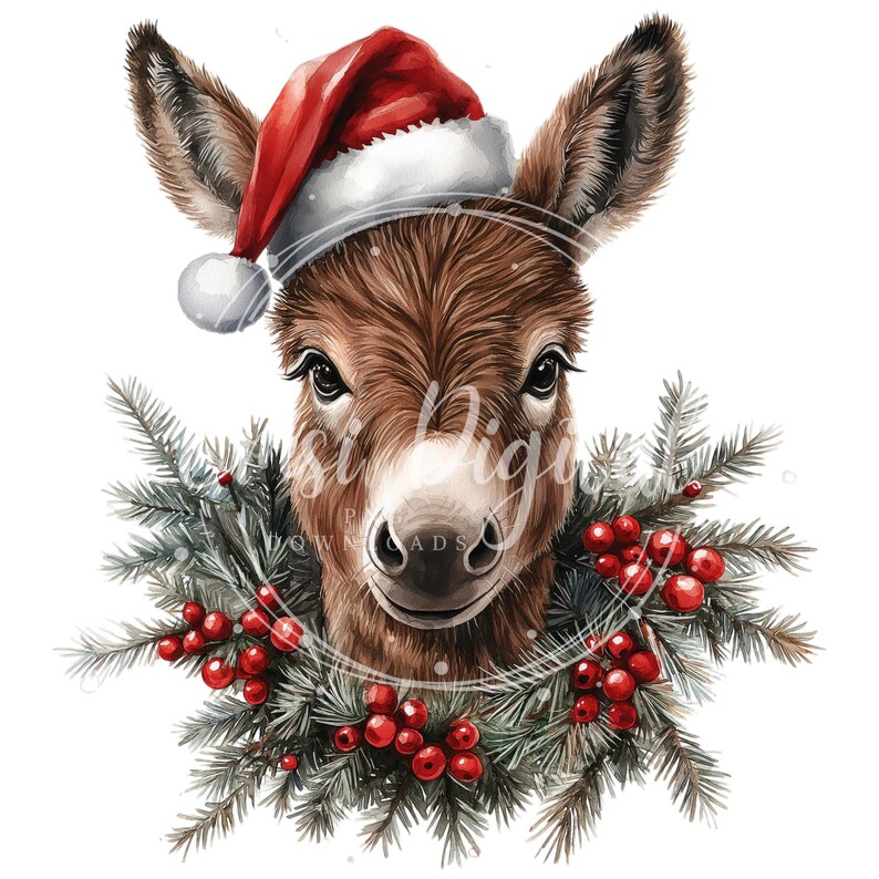 Christmas Farm Animals Clipart | High-quality Transparent PNG ...