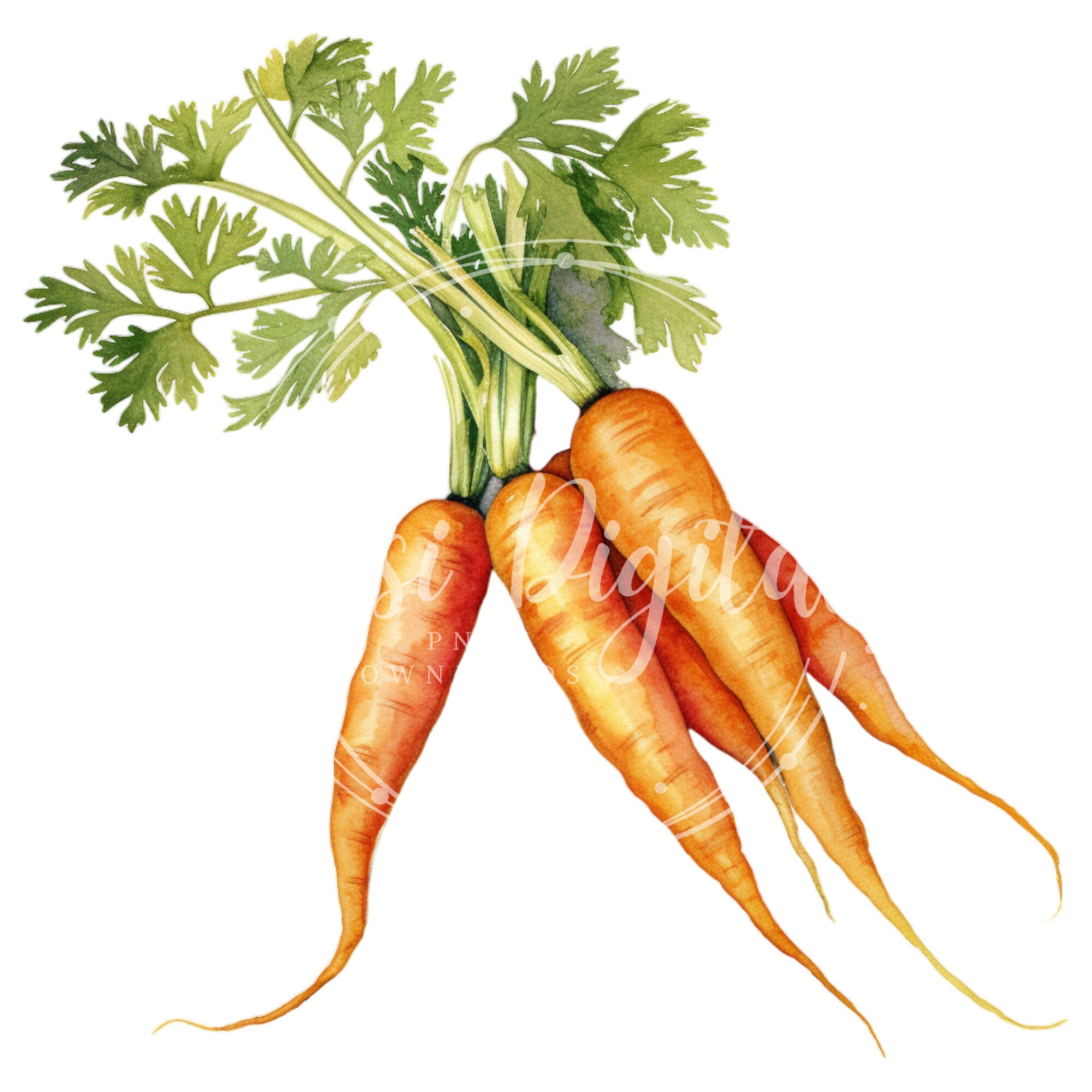 Vegetable Clipart Transparent PNG High-quality Watercolor - Etsy