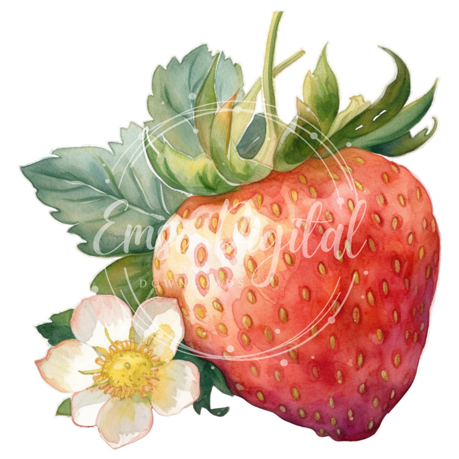 Fruit Clip Art | Transparent PNG | Watercolor Illustration | Kitchen ...