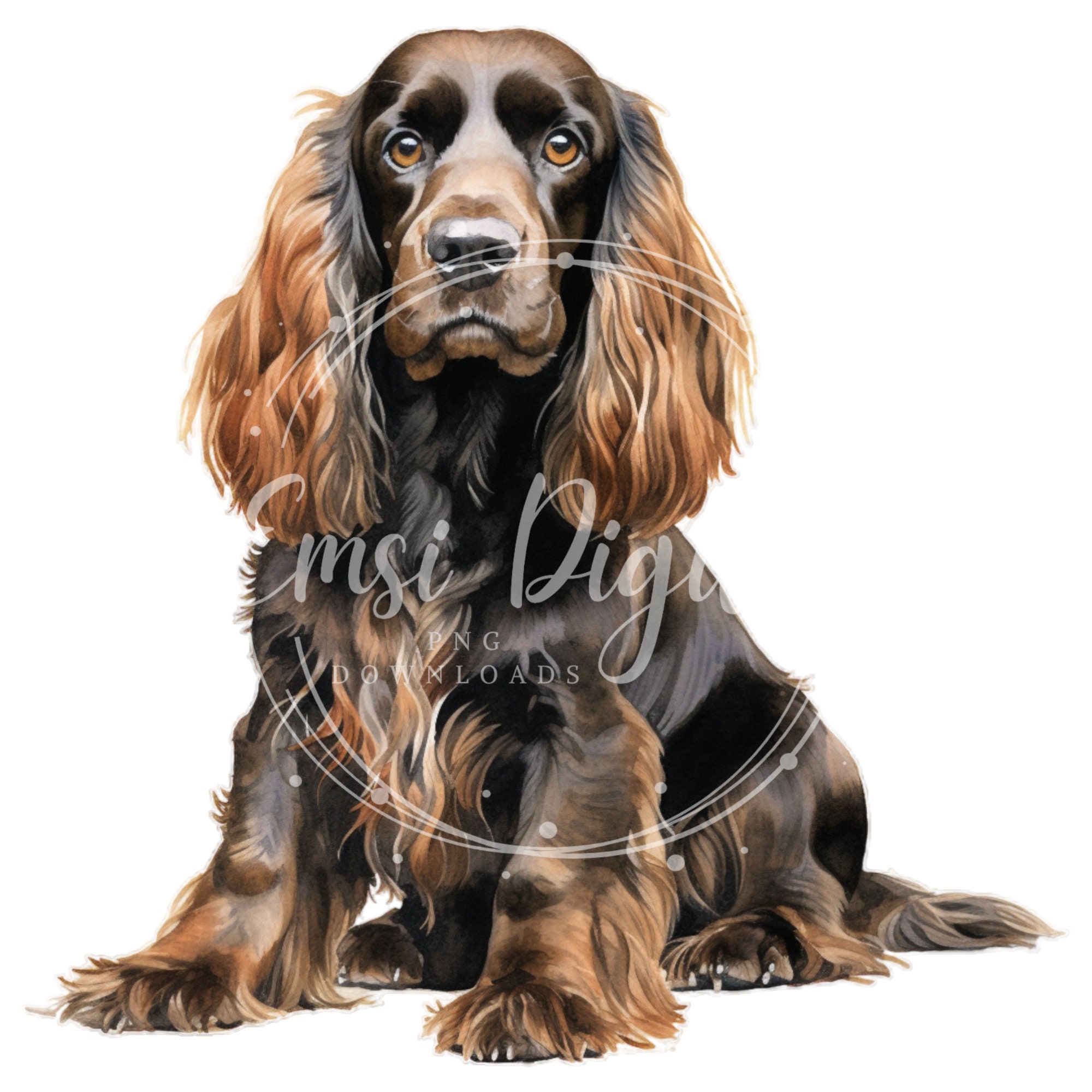 Cocker Spaniel Clipart High-quality Transparent PNG - Etsy UK