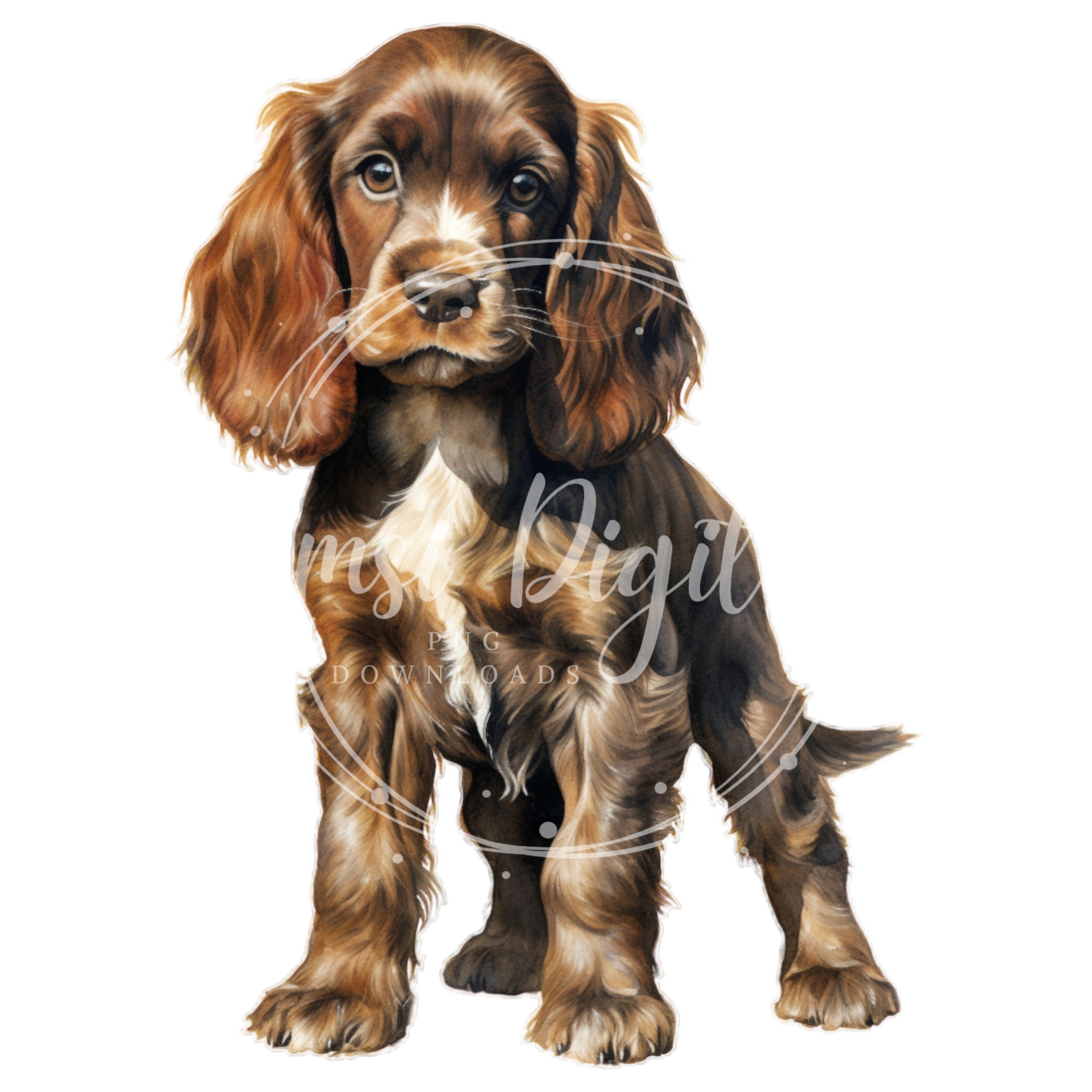 Cocker Spaniel Puppy Clipart | High-quality Transparent PNG ...