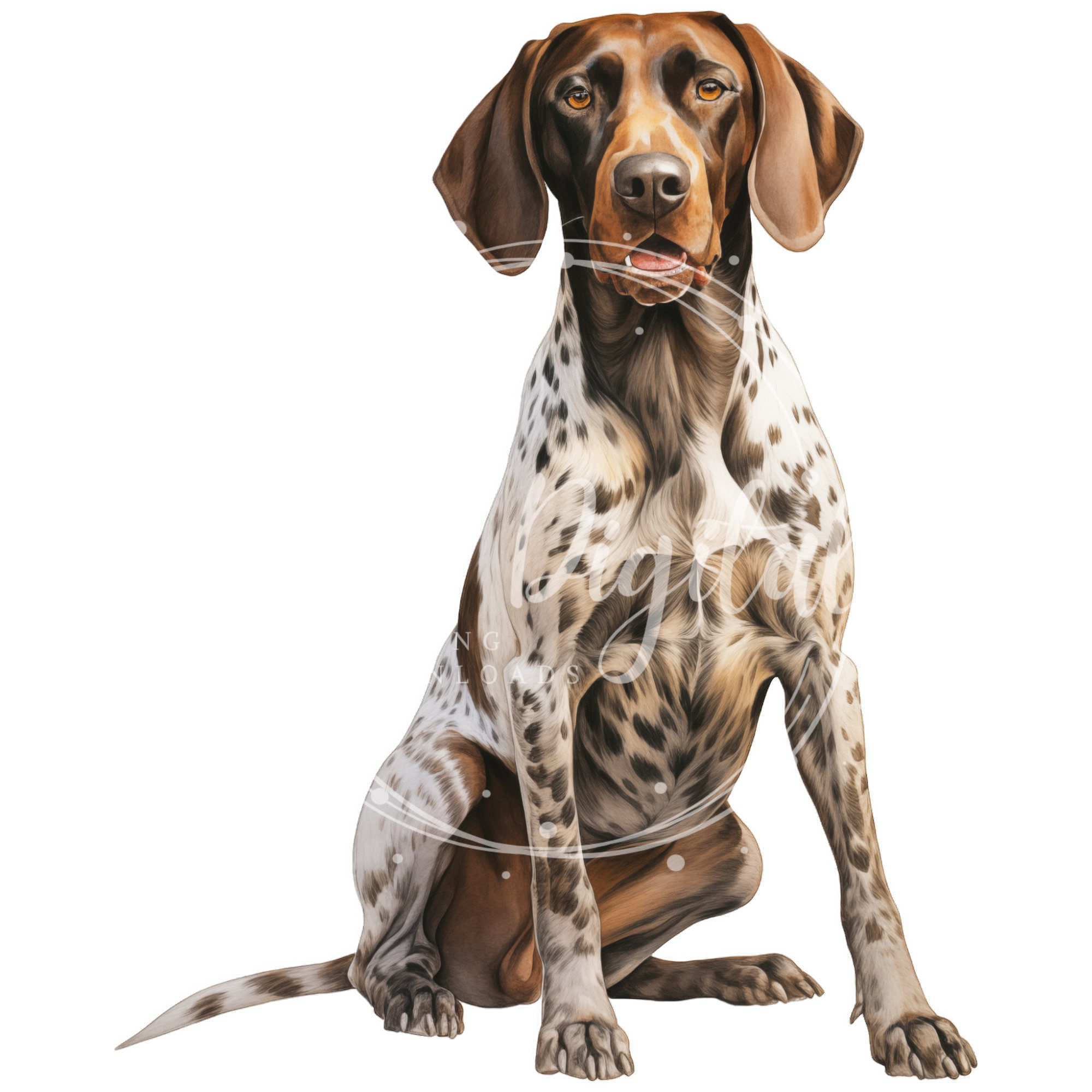 German Shorthaired Pointer Clipart | High-quality Transparent PNG ...