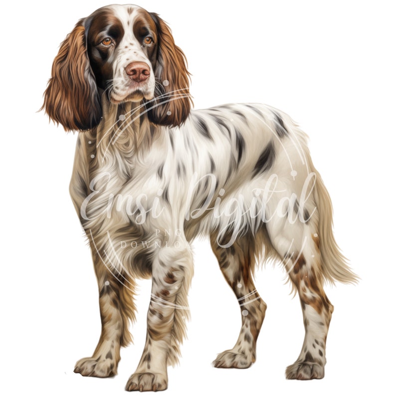 Springer Spaniel Clipart | High-quality Transparent PNG | Watercolor ...