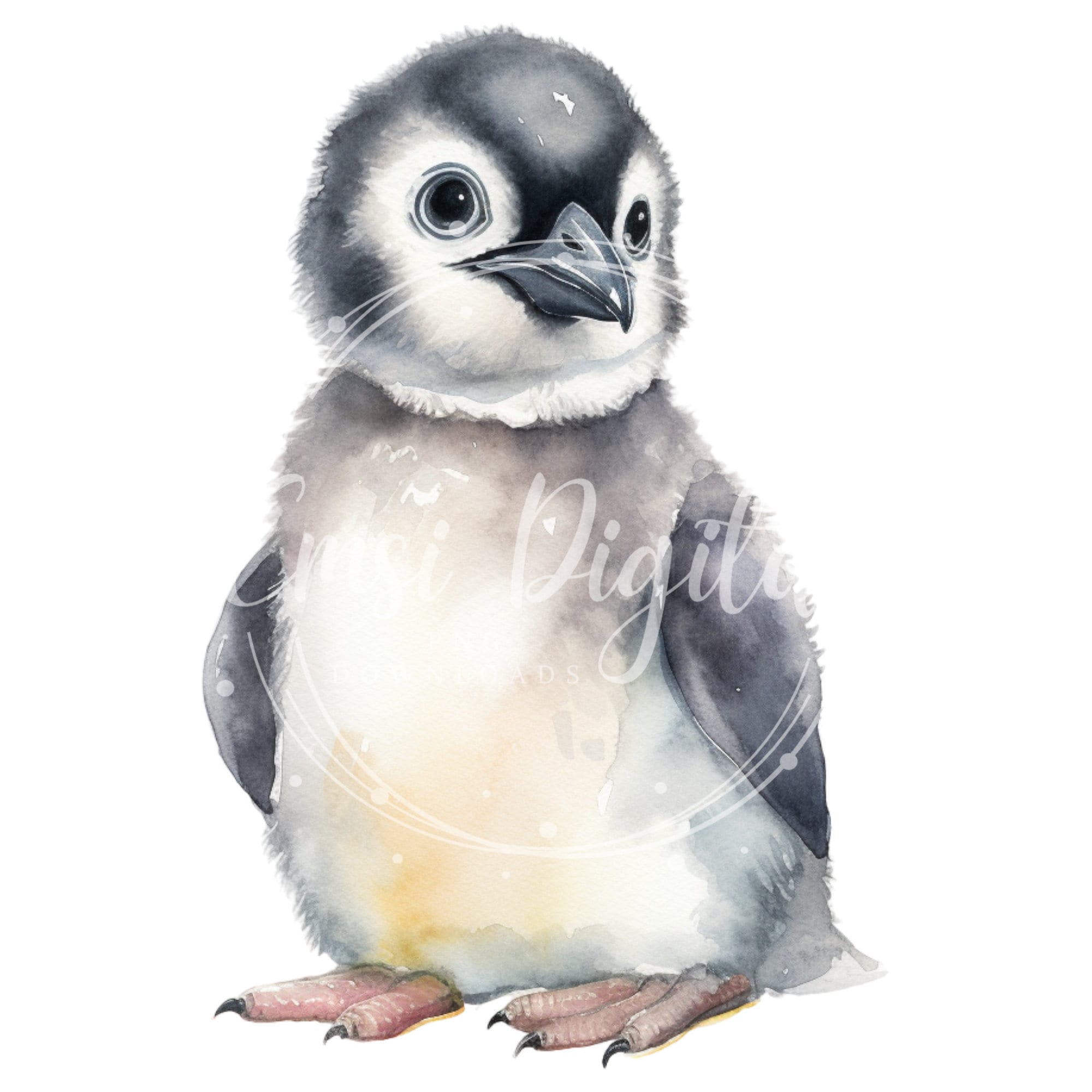 Baby Penguin Clipart High-quality Transparent PNG - Etsy
