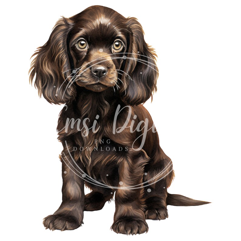 Cocker Spaniel Puppy Clipart | High-quality Transparent PNG ...