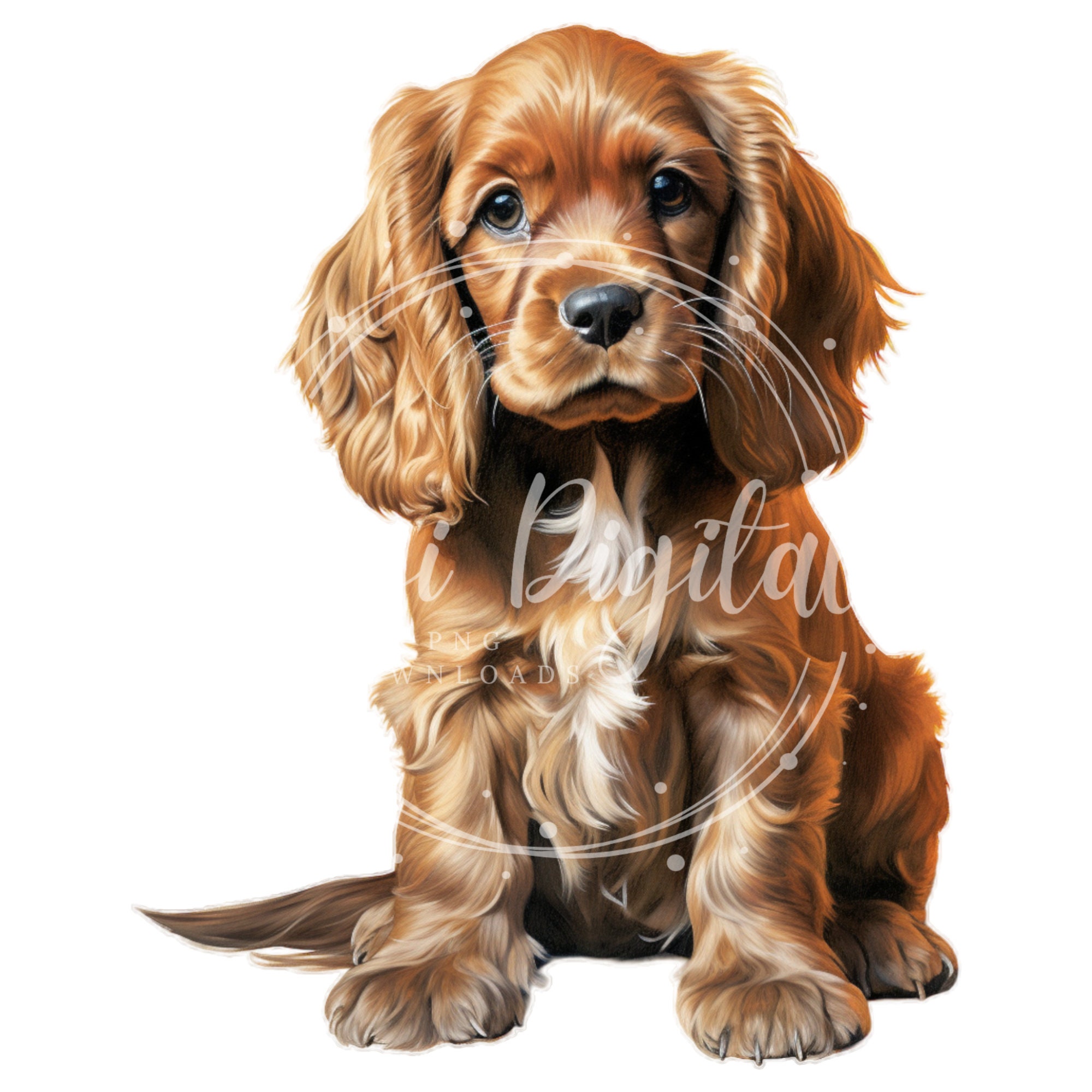 Cocker Spaniel Puppy Clipart | High-quality Transparent PNG ...
