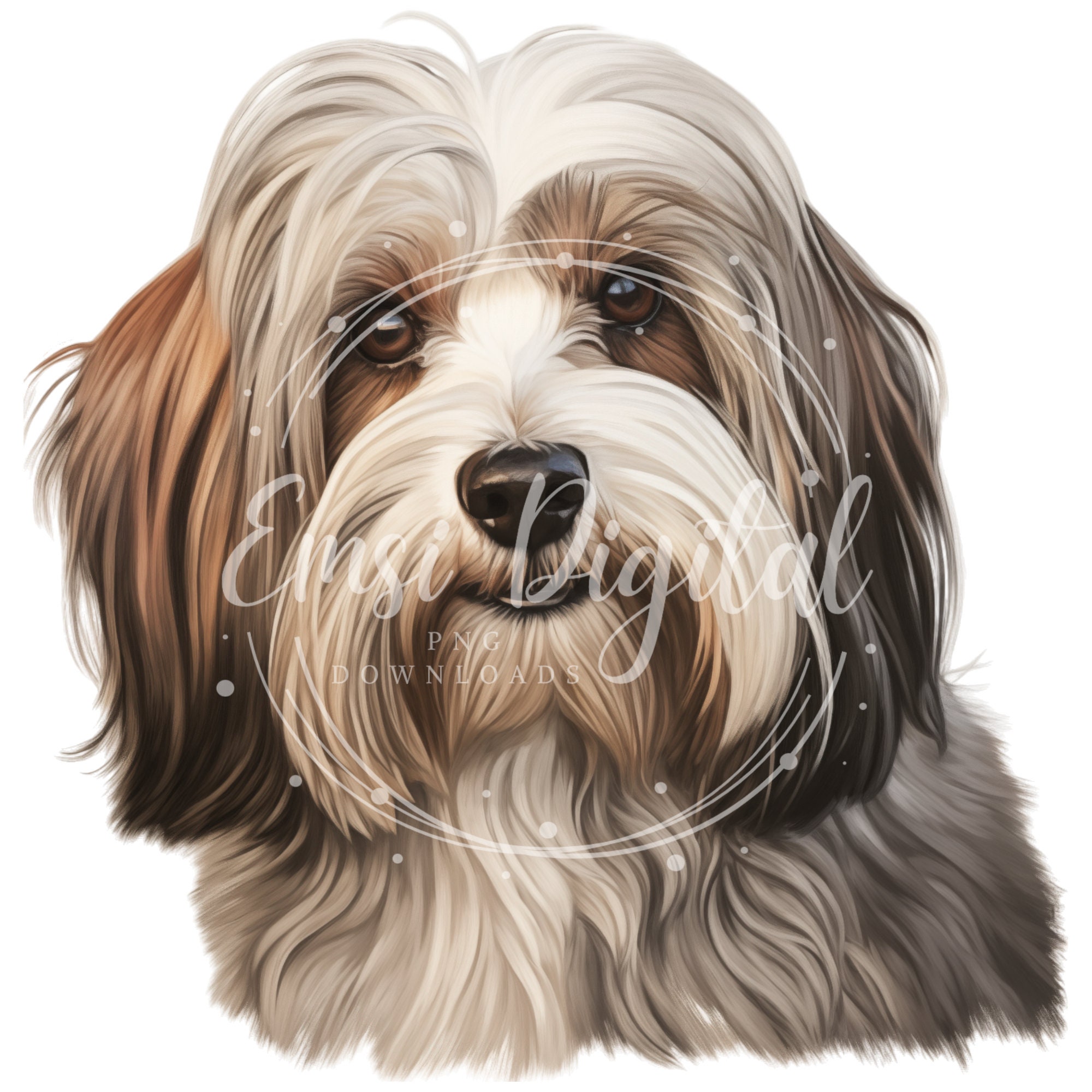 Havanese Clipart | High-quality Transparent PNG | Watercolor Dog ...