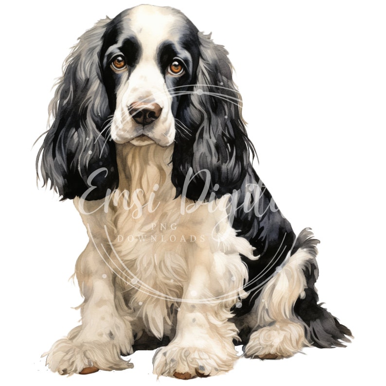 Cocker Spaniel Clipart High-quality Transparent PNG - Etsy UK