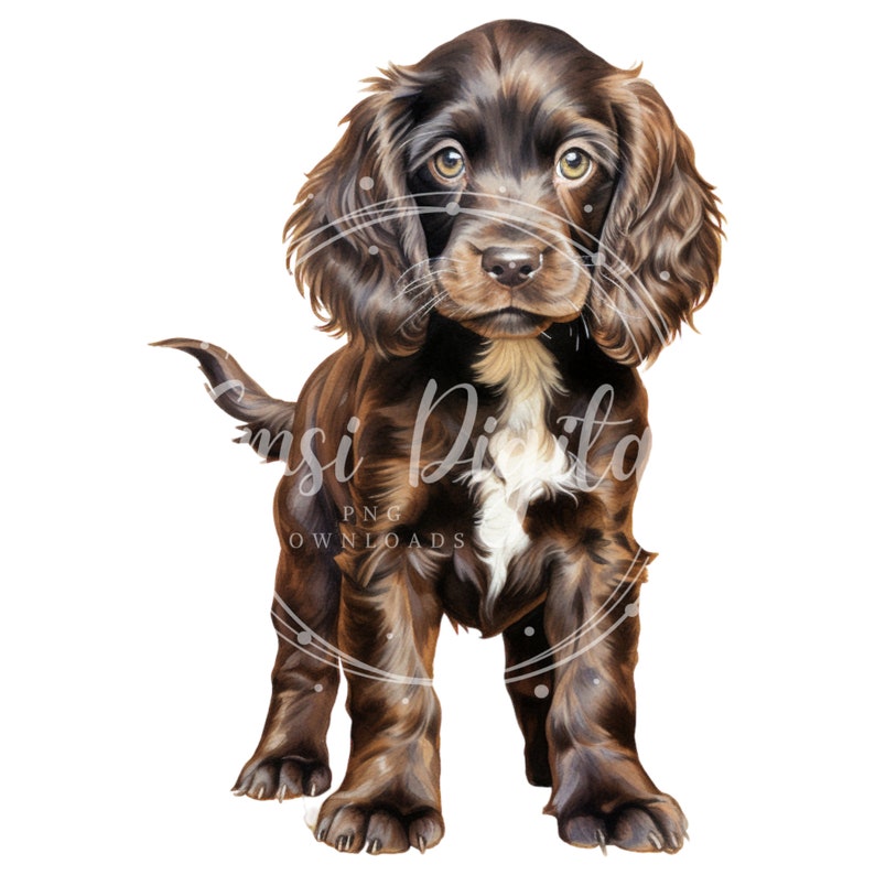 Cocker Spaniel Puppy Clipart | High-quality Transparent PNG ...