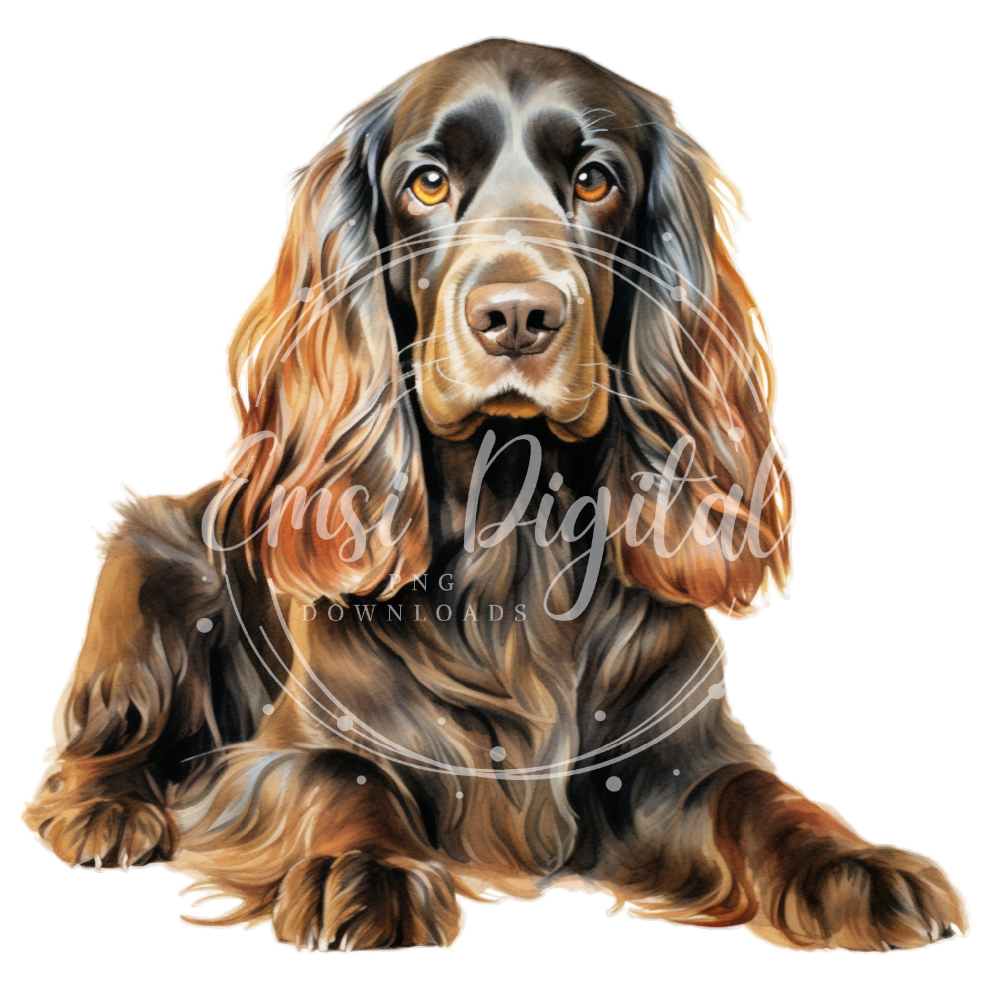 Cocker Spaniel Clipart High-quality Transparent PNG - Etsy UK