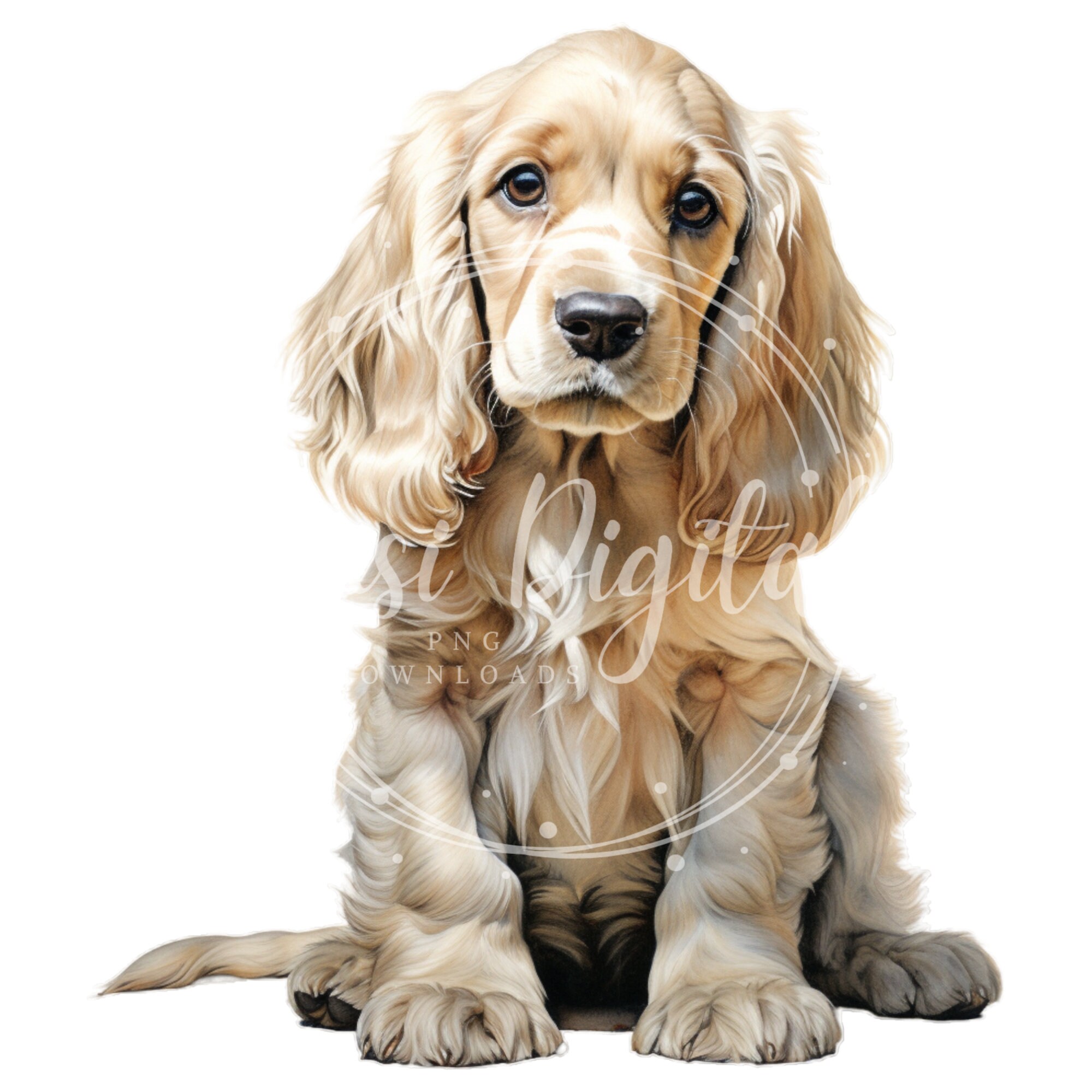 Cocker Spaniel Puppy Clipart | High-quality Transparent PNG ...