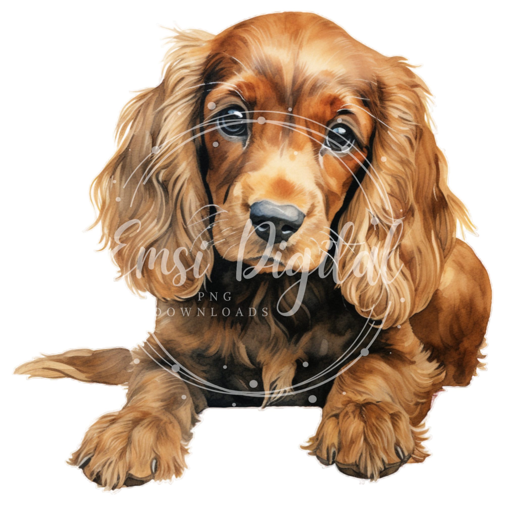 Cocker Spaniel Puppy Clipart | High-quality Transparent PNG ...