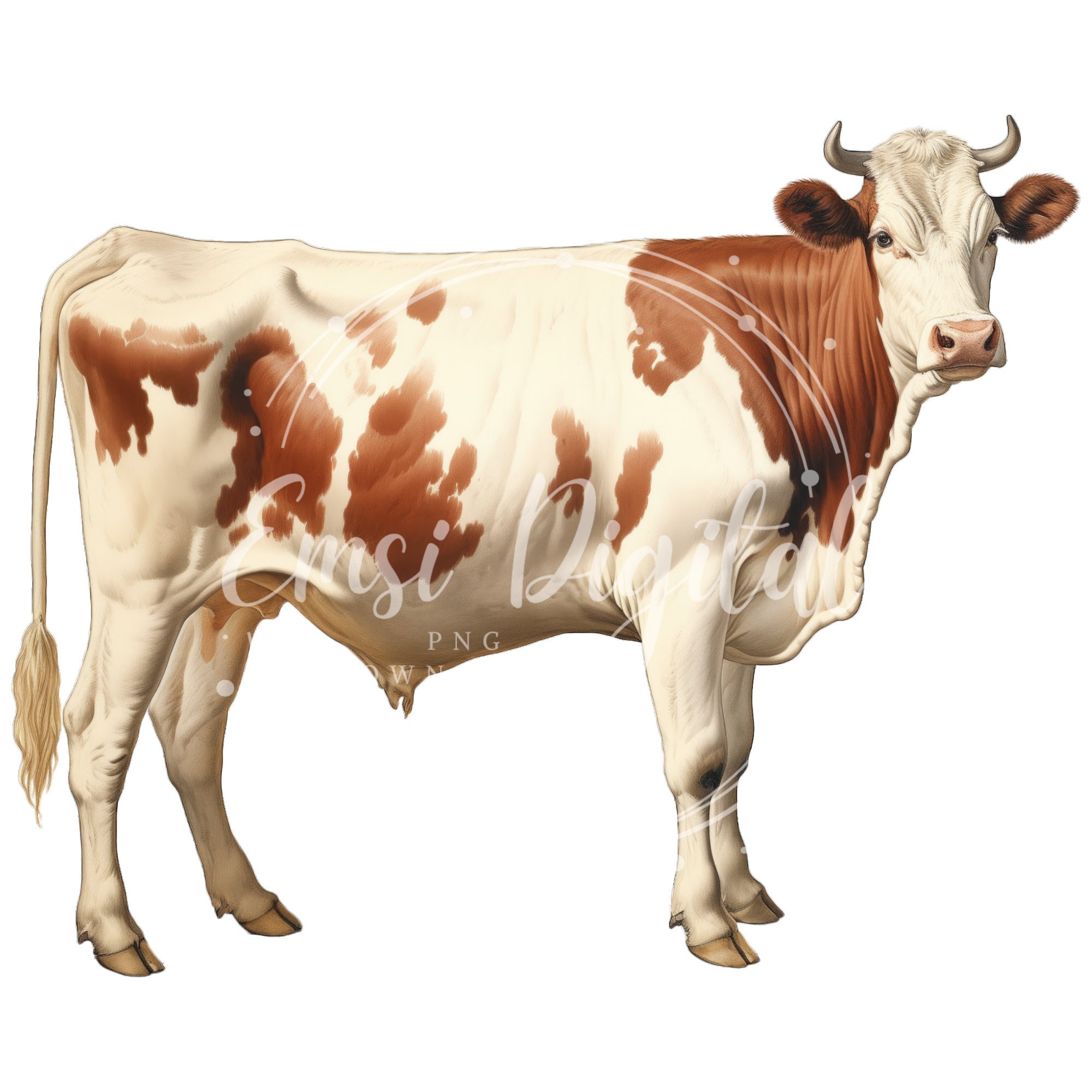 Cow Clipart Transparent PNG High-quality Watercolor Illustration Paper ...