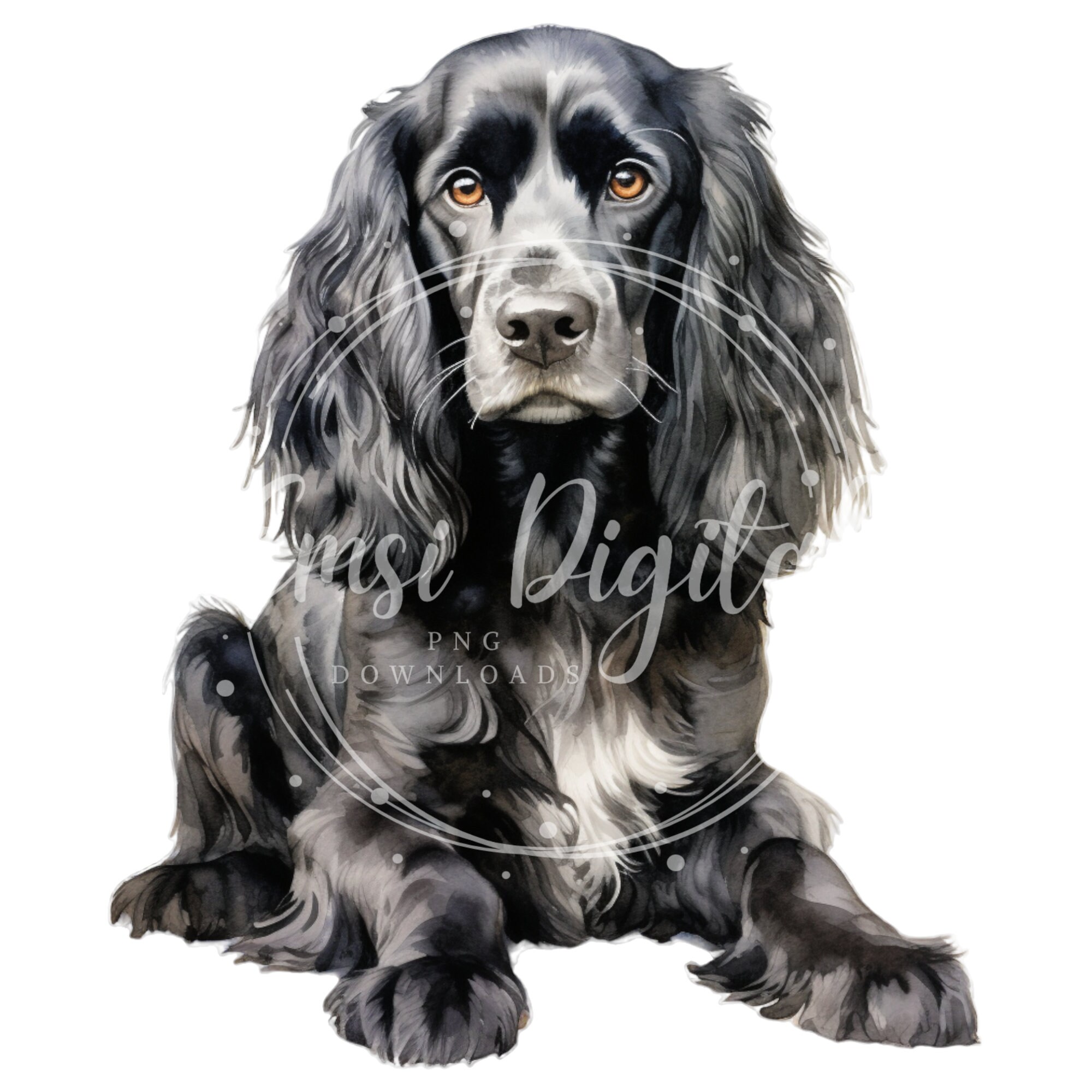 Cocker Spaniel Clipart High-quality Transparent PNG - Etsy UK