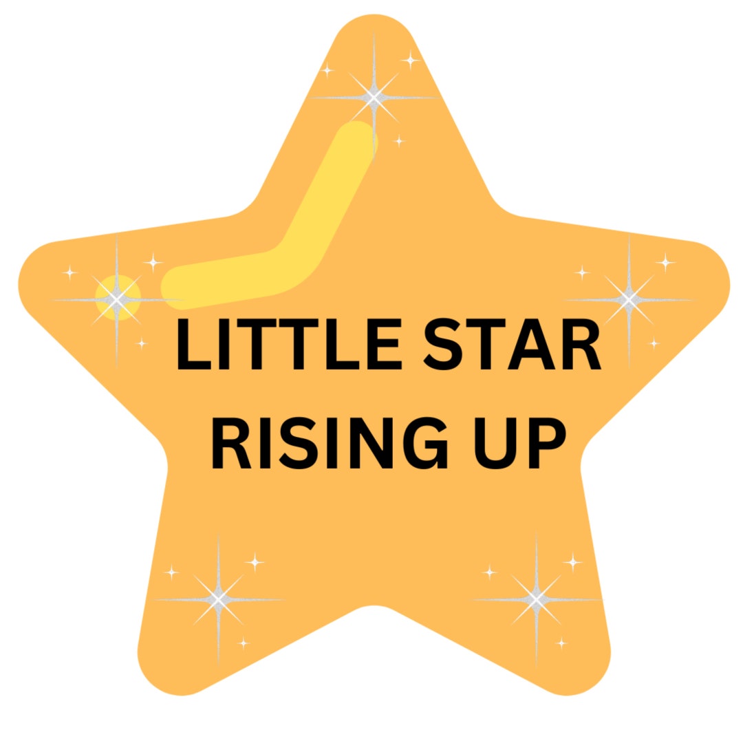 Star "little STAR Rising Up", Instant Download, 6 Different Color PNG ...