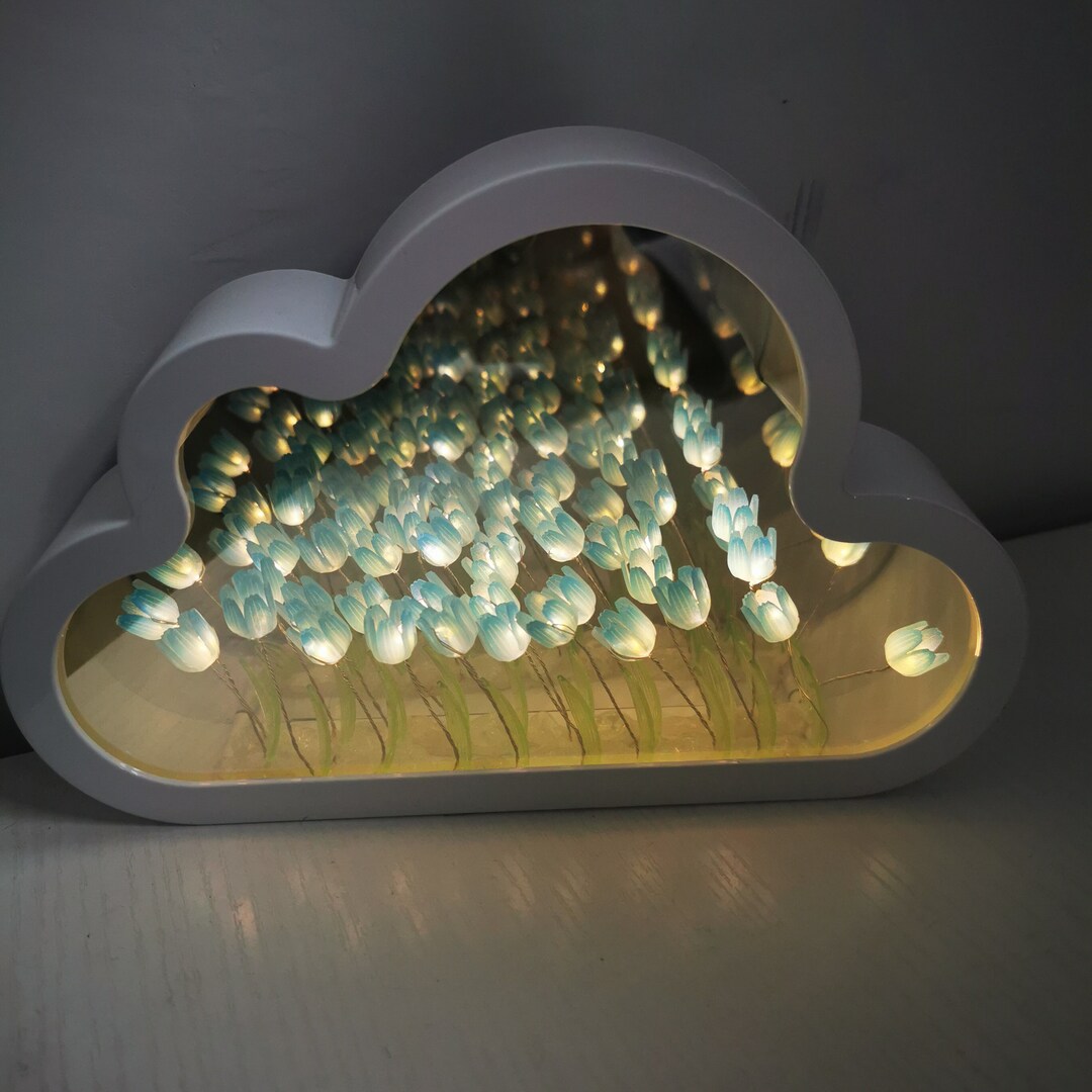 Unique Cloud Tulip Bedside Night Light Perfect Anniversary - Etsy