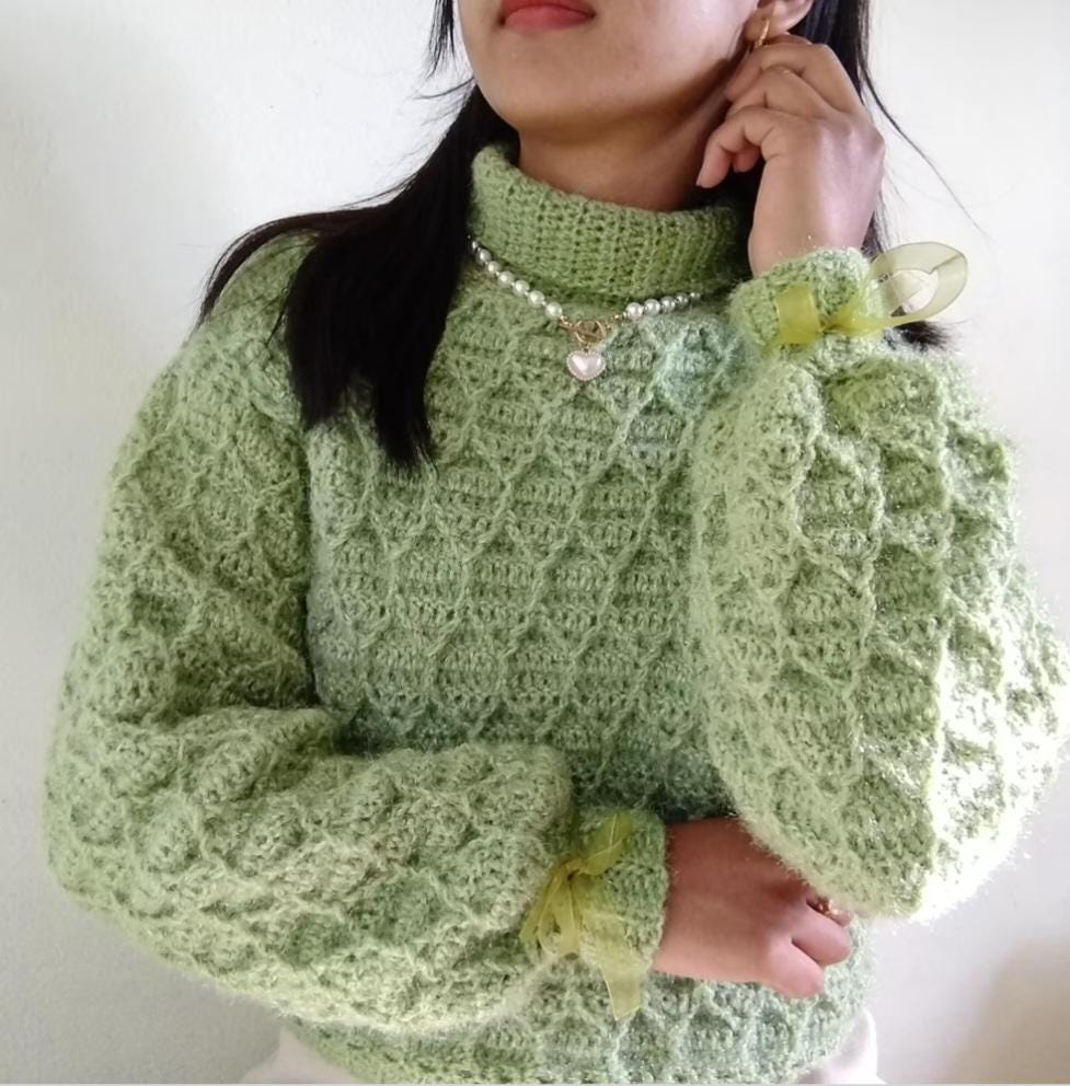 Margo Barbie Jumper Crochet Pattern – Easy Granny Sweater, XS-3XL (PDF ...