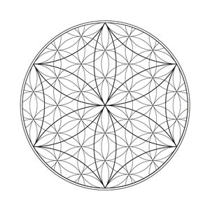 Flower of Life – Mandala Coloring Book Vol. 4 – PDF Download - Etsy