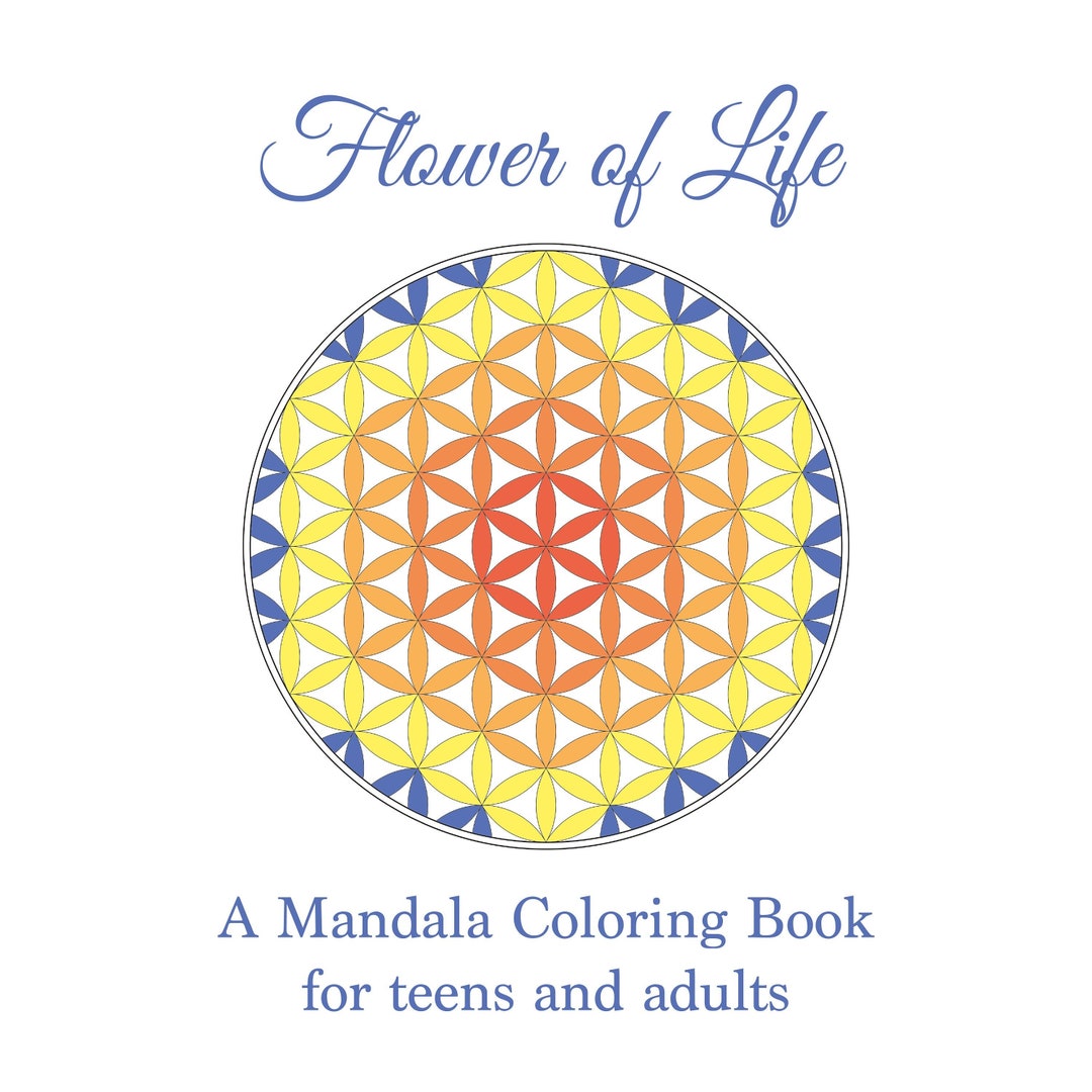 Flower of Life – Mandala Coloring Book Vol. 1 – PDF Download - Etsy