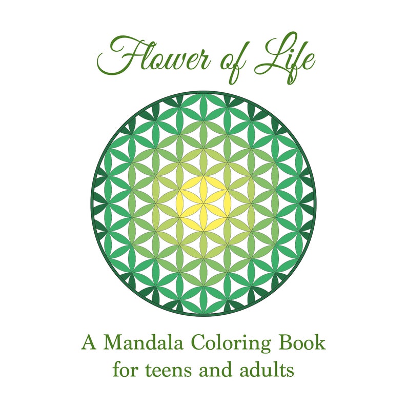 Flower of Life – Mandala Coloring Book Vol. 3 – PDF Download - Etsy