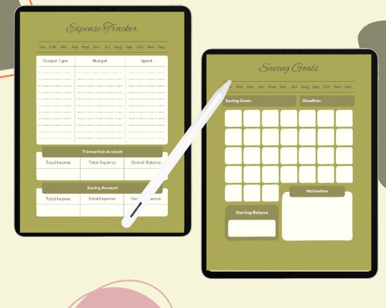 Digital Budget Planner, Finance Tracker, Finance Planner, Digital ...