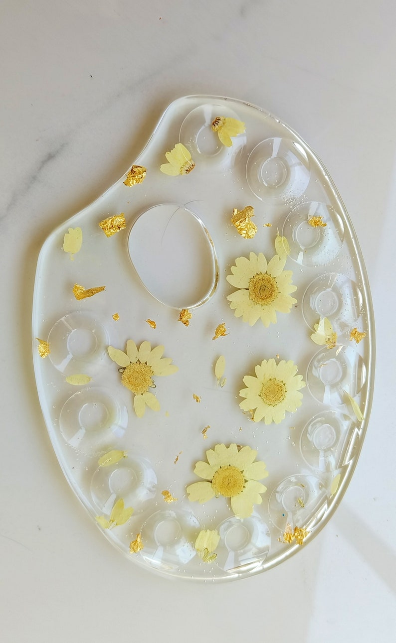 Resin Colour Palette, Color Mixing Plate, Water Color Plate, Color ...