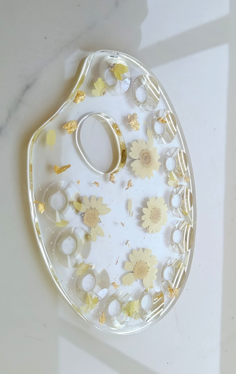 Resin Colour Palette, Color Mixing Plate, Water Color Plate, Color ...