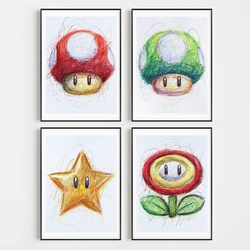 Super Mario Print - Etsy