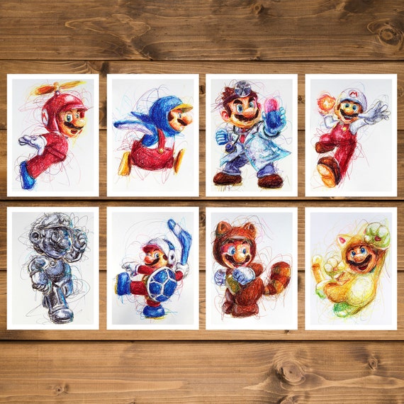 Super Mario Art Set