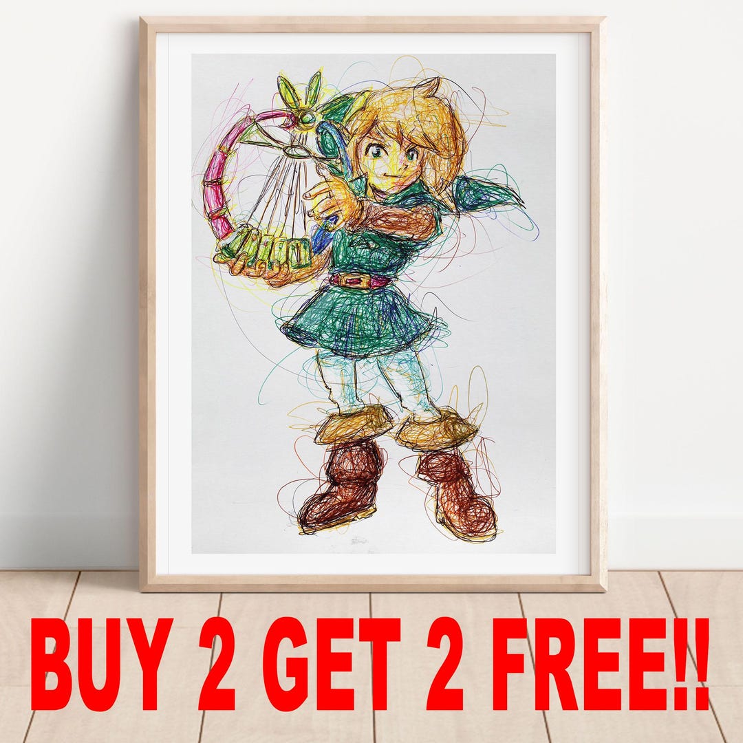 Link Oracle of Ages Ballpoint Pen Print, BUY 2 GET 2 FREE, Legend of ...