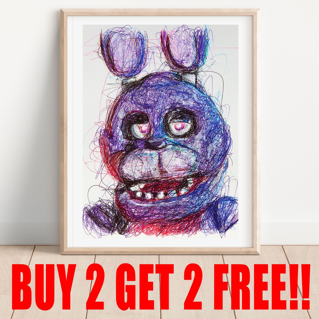 Bonnie Ballpoint Pen Print, Buy 2 Get 2 FREE, Five Nights at Freddy's ...