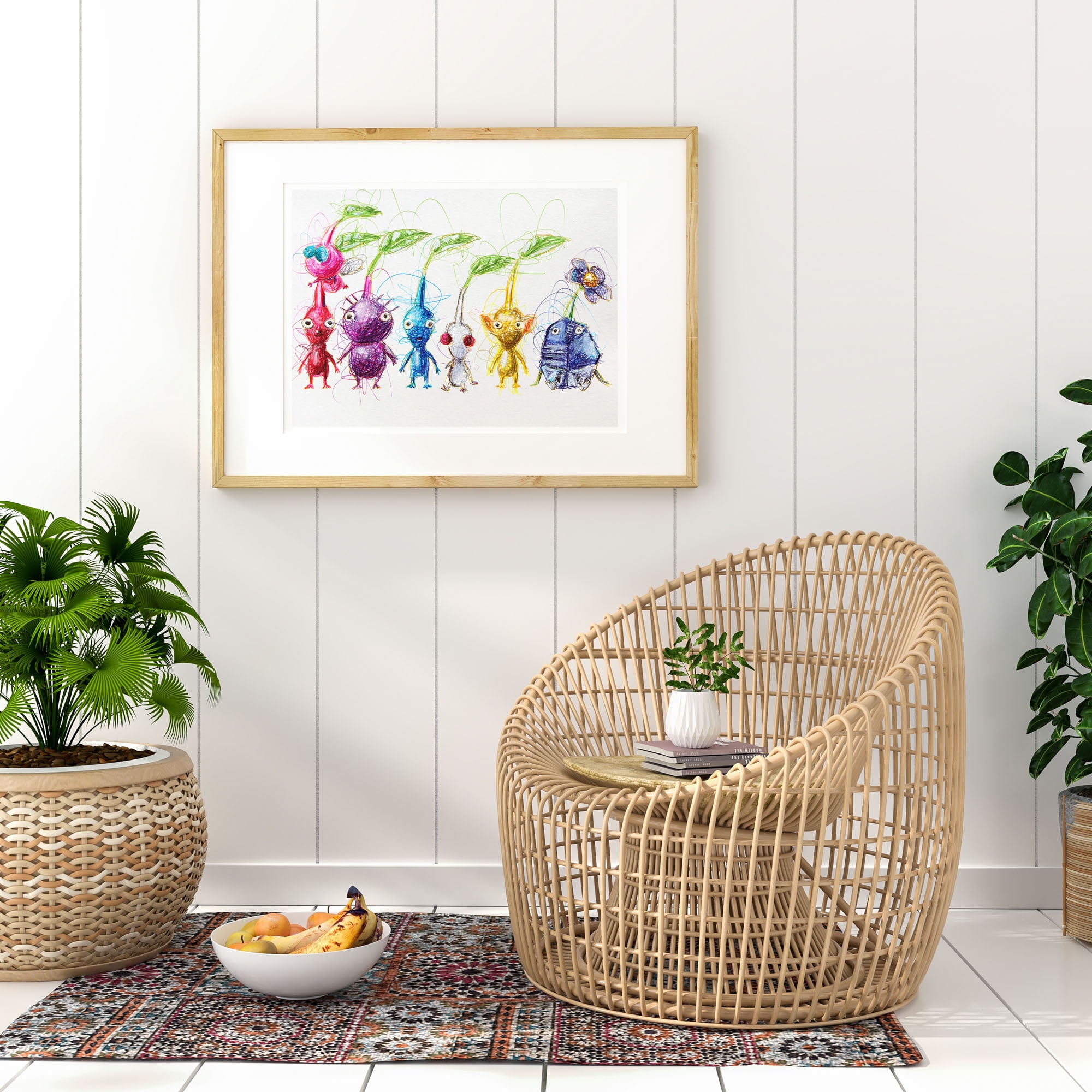 Pikmin Ballpoint Pen Print Buy 2 Get 2 FREE Video Game Art - Etsy