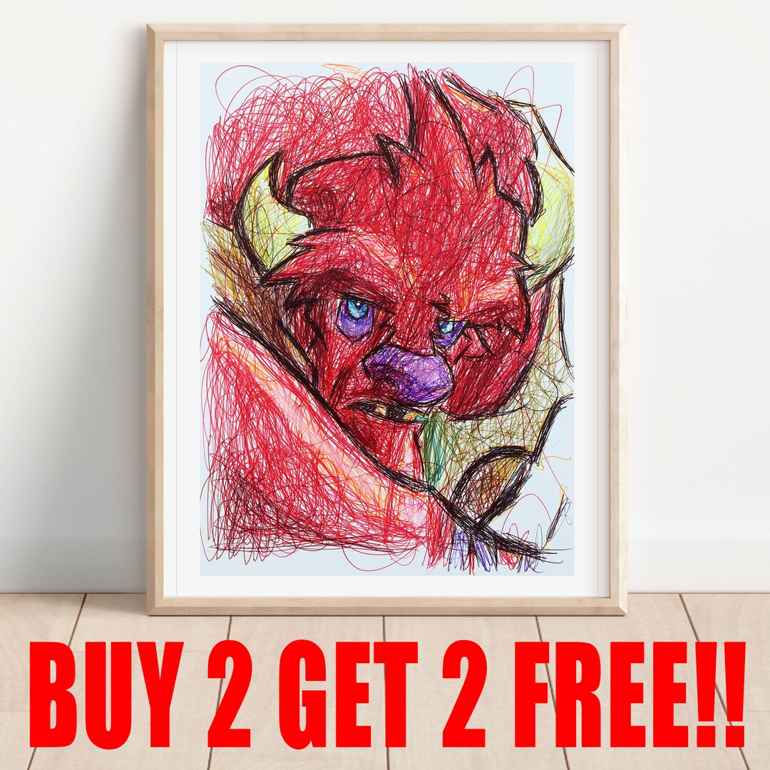 Jean Bison Ballpoint Pen Print, BUY 2 GET 2 FREE, Sly Cooper 2 Art ...