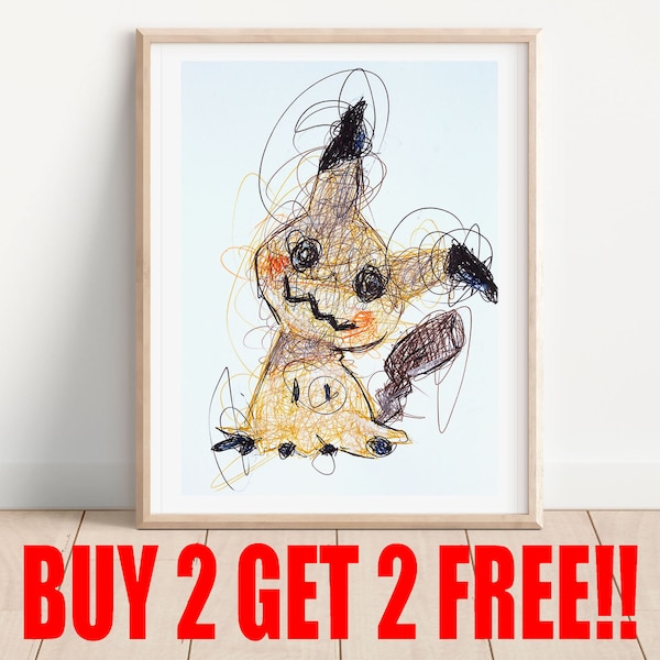 Mimikyu Poster - Etsy
